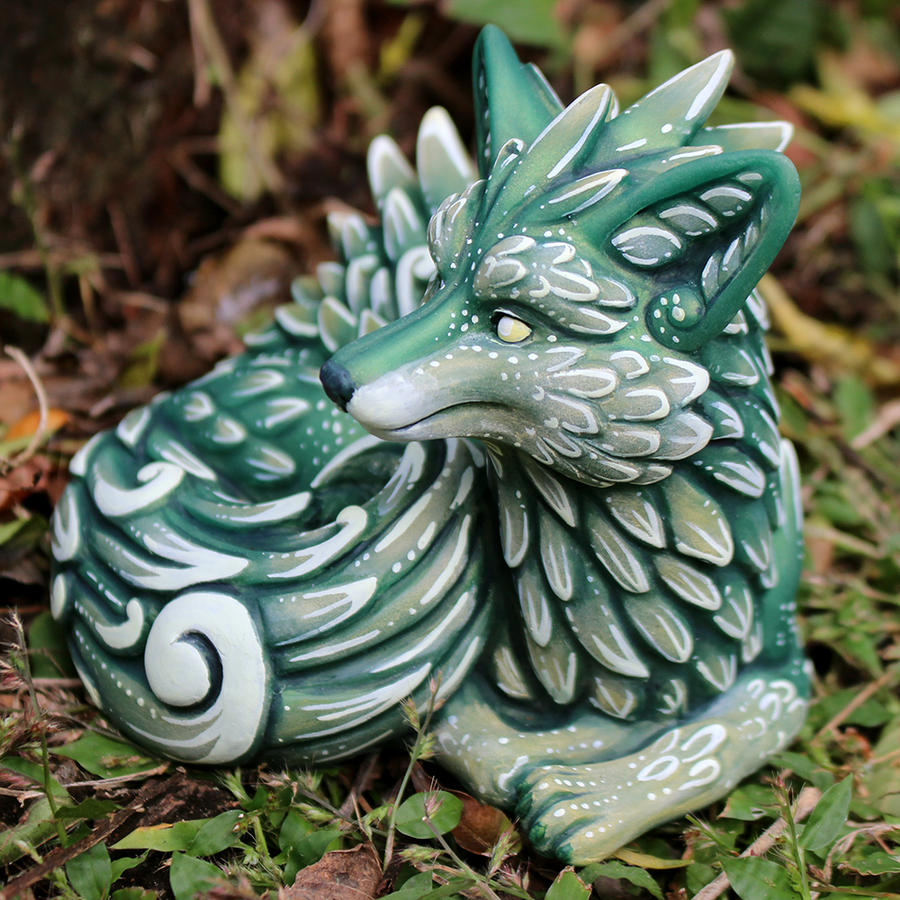 Fern Fox Planter Box - Verdant Sculpts