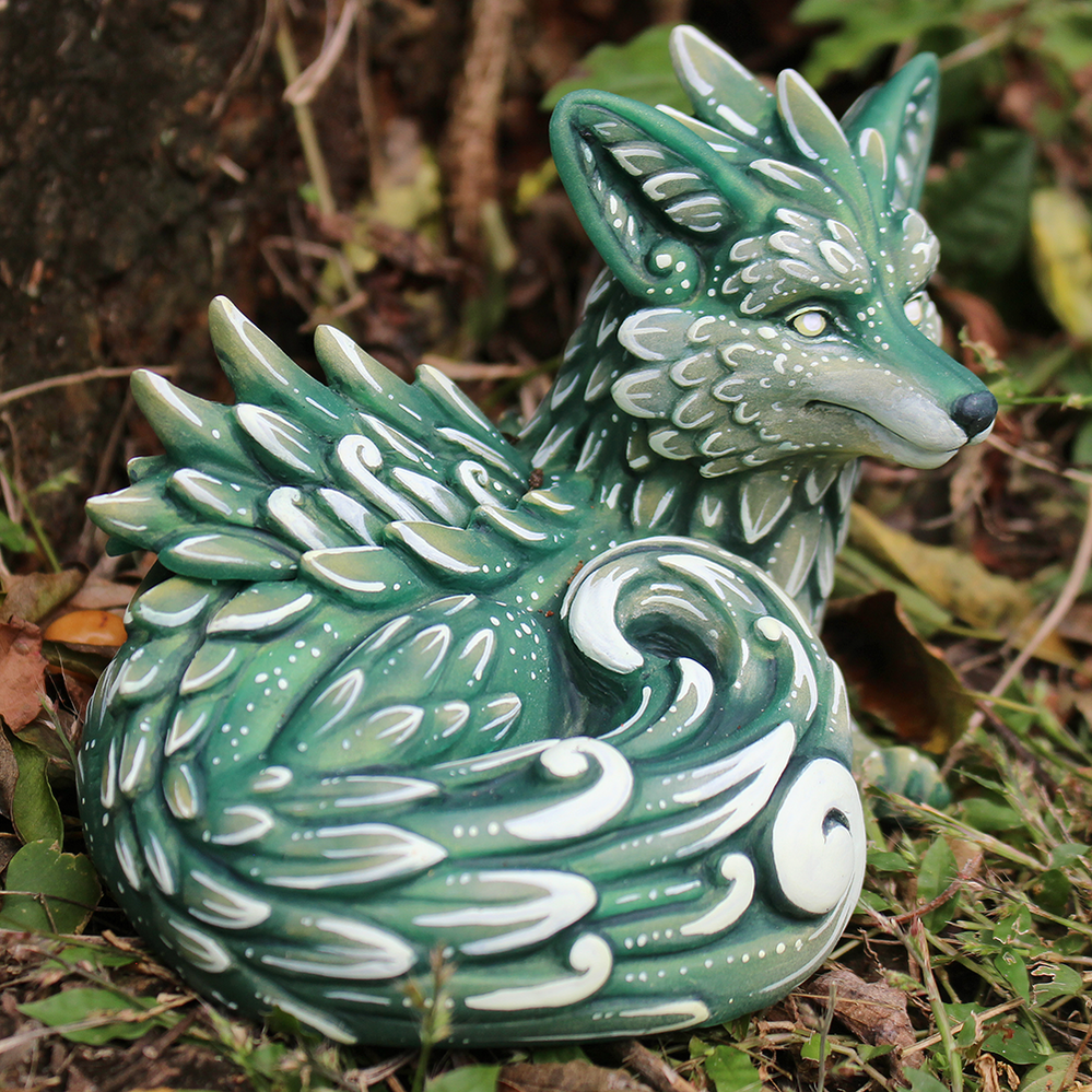 Fern Fox Planter Box - Verdant Sculpts