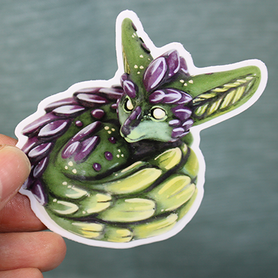 Desert Succulent Flora Fennec Vinyl Sticker - Verdant Sculpts